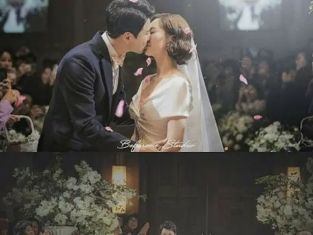 キム・スンヒョン&チャン・ジョンユン、結婚式での写真を公開、新郎はドリブルでバージンロード入場 Wowkorea(ワウコリア)
