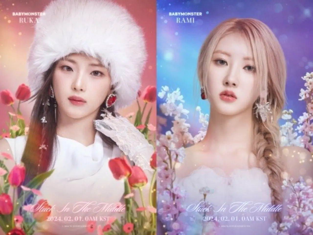 「BABYMONSTER」ルカ×ラミ、「Stuck In The Middle」キャラクターポスター公開 | wowKorea（ワウコリア）