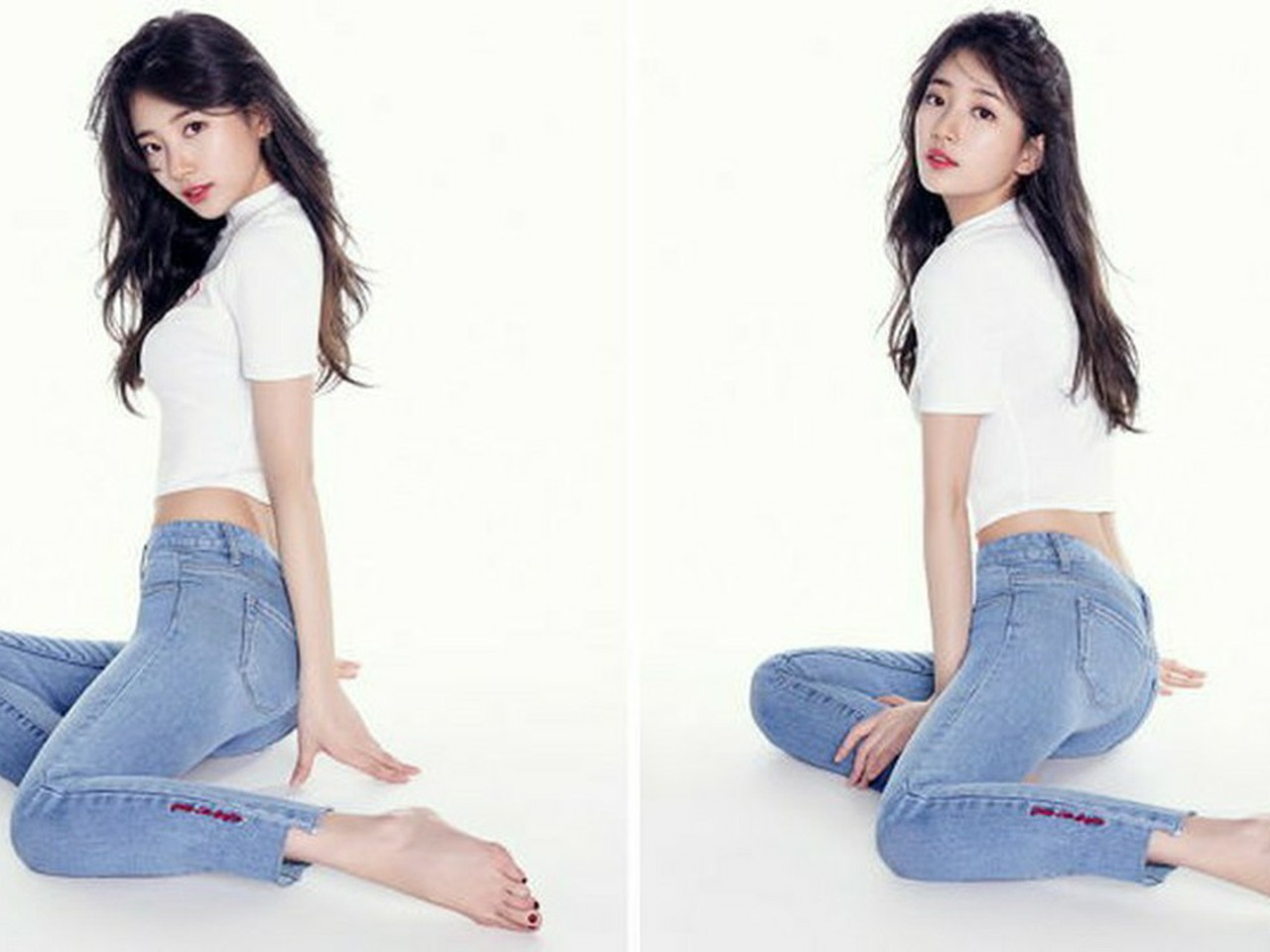 スタイル抜群な人だけが似合うという白Tシャツにジーパン姿を披露した「missA」スジ | wowKorea（ワウコリア）